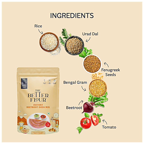 Buy The Better Flour Instant Beetroot Dosa Mix Online at Best Price of ...