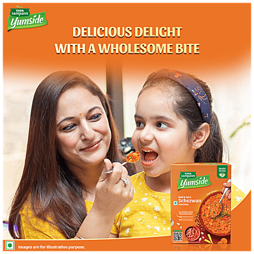 Buy Tata Sampann Yumside Schezwan Fried Rice - Bold & Spicy, Ready To ...