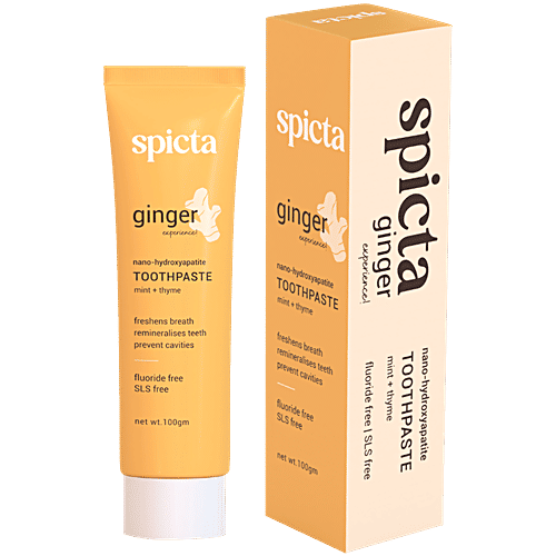 Buy Spicta Ginger Mint Toothpaste - With Thyme Online at Best Price of ...