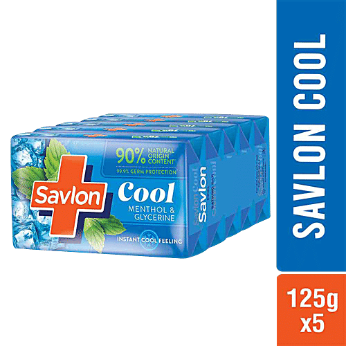 Buy Savlon Cool Menthol & Glycerin Bathing Bar Online at Best Price of ...