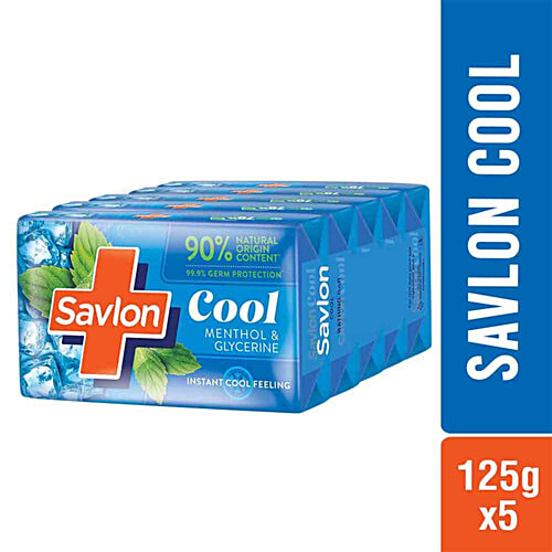 Buy Savlon Cool Menthol & Glycerin Bathing Bar Online at Best Price of ...