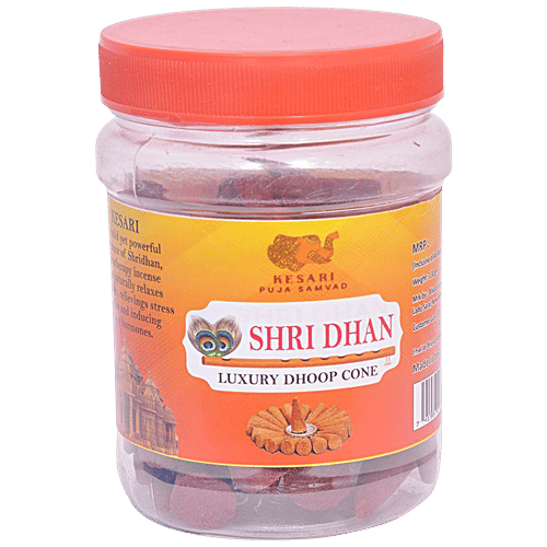 Buy Kesari Puja Samvad Shri Dhan Luxury Dhoop Cone Online at Best Price ...
