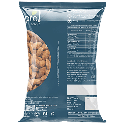 Buy ProV Select California Almonds - Whole, Natural Online at Best ...