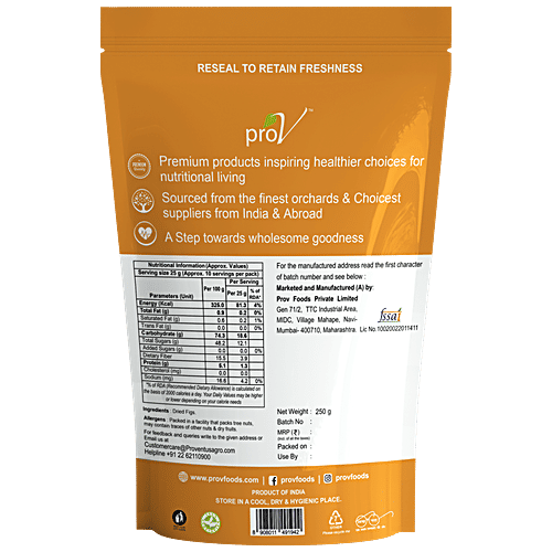 Buy ProV Premium Fig/Anjeer Online at Best Price of Rs 437.27 - bigbasket