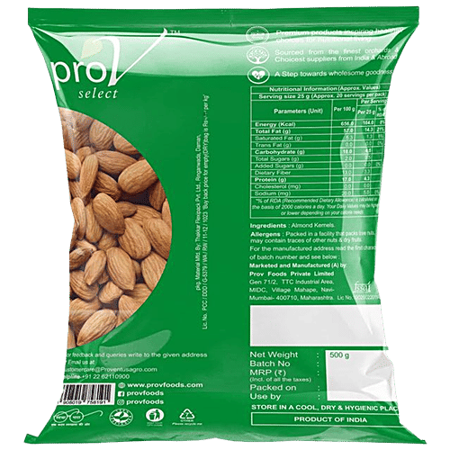 Buy ProV Select California Almonds - Whole, Natural, Independence ...
