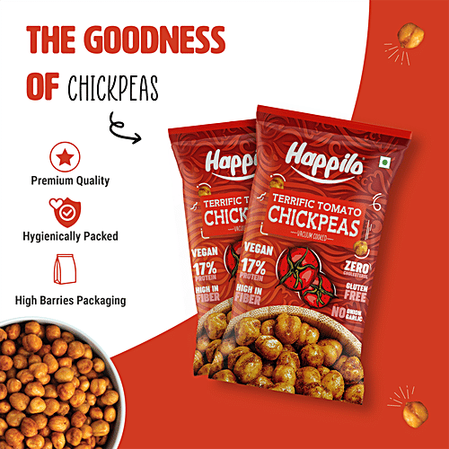 Buy Happilo Terrific Tomato Chickpeas Online at Best Price of Rs 20 ...