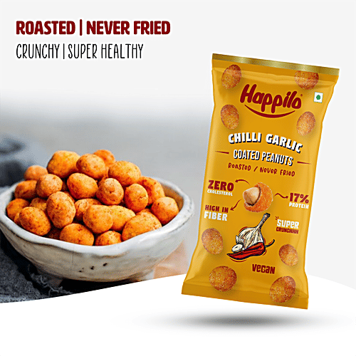 Buy Happilo Chilli Garlic Coated Peanuts Online at Best Price of Rs 20 ...