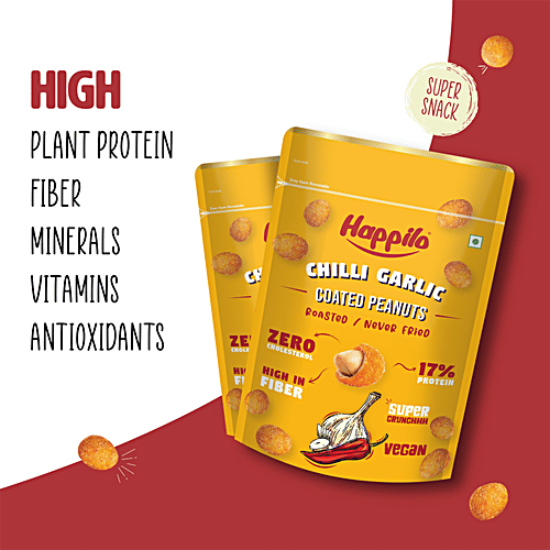 Buy Happilo Chilli Garlic Coated Peanuts Online at Best Price of Rs 99 ...
