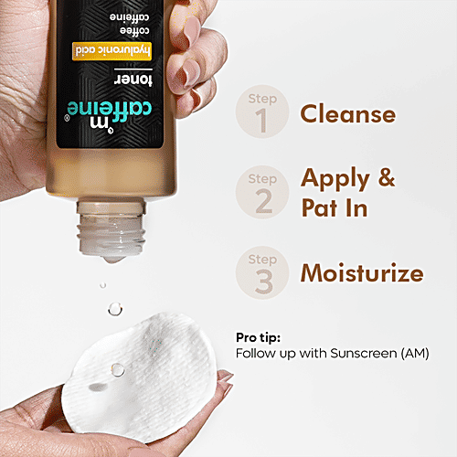 Buy mCaffeine Toner - With Hyaluronic Acid & Coffee Online at Best ...