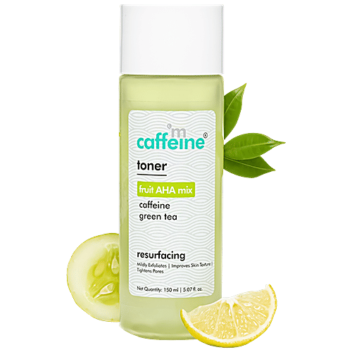 Buy mCaffeine Toner - With Fruit AHA Mix & Green Tea Online at Best ...