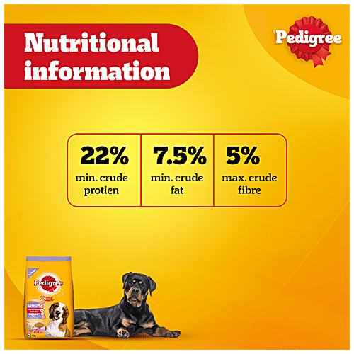 Buy Pedigree Senior Dry Dog Food - Chicken & Rice, 7+ Years Online at ...