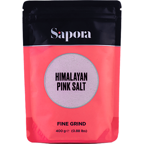 Buy Sapora Himalayan Pink Salt Fine Grind Online at Best Price of Rs 75 ...