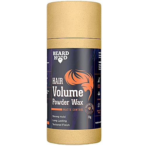 Buy BEARDHOOD Hair Volume Powder Wax - Matte Control Online at Best ...