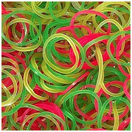 Buy CS Rubber Bands - Nylon, Assorted Colour, 3 cm Online at Best Price ...