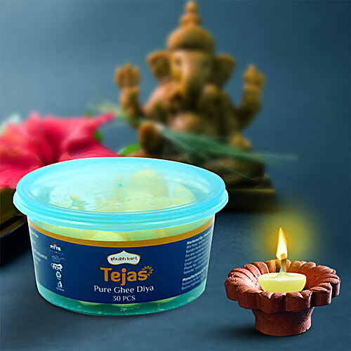 Buy Shubhkart Tejas Pure Ghee Wicks/Diya Online at Best Price of Rs 95 ...