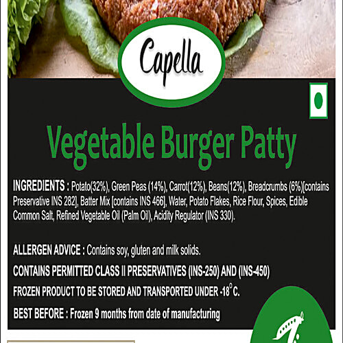 Buy Capella Vegetable Burger Patty Online at Best Price of Rs 194 ...