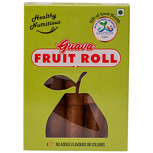 Buy Gratitude Farms Guava Fruit Roll Online at Best Price of Rs 125 ...
