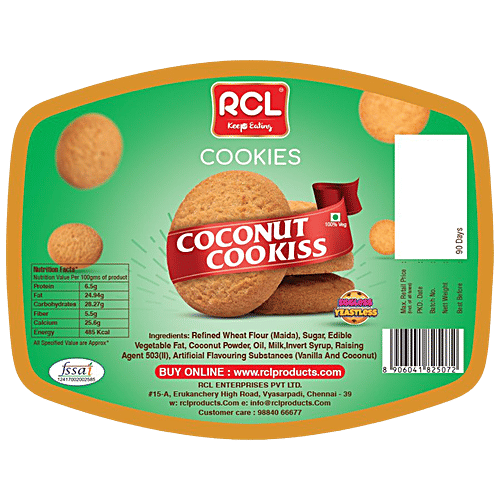 Buy RCL Coconut Cookies Online at Best Price of Rs 80 - bigbasket