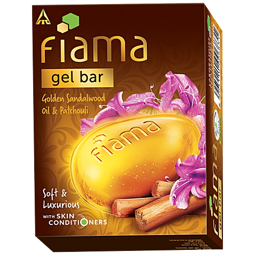 Buy Fiama Gel Bathing Bar - Golden Sandalwood Oil & Patchouli With ...
