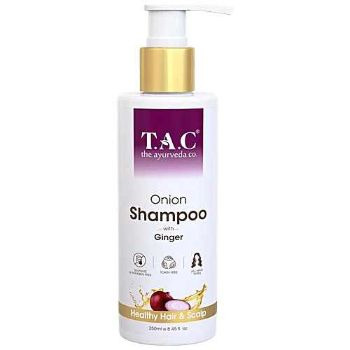 Buy TAC - The Ayurveda Co. Onion Shampoo With Ginger Online at Best ...