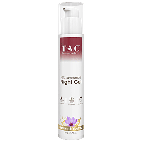 Buy TAC - The Ayurveda Co. 10% Kumkumadi Night Gel Online at Best Price ...