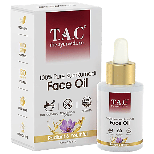 Buy TAC - The Ayurveda Co. 100% Pure Kumkumadi Face Oil Online at Best Price of Rs 209.7 - bigbasket