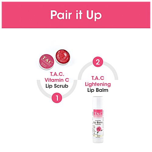 Buy TAC - The Ayurveda Co. Tinted Pink Lip Balm With Indian Rose Online ...