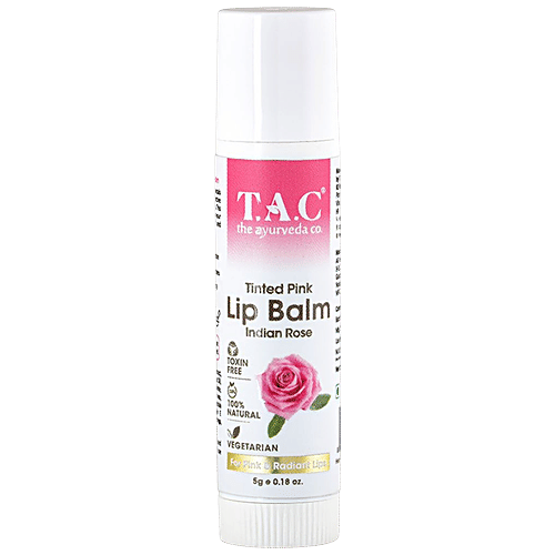 Buy TAC - The Ayurveda Co. Tinted Pink Lip Balm With Indian Rose Online ...