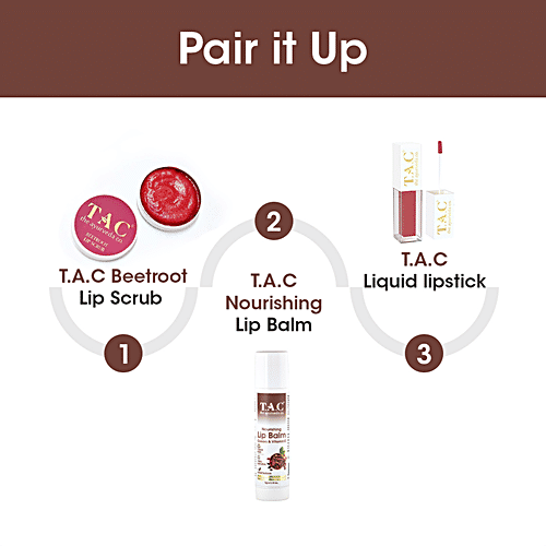 Buy TAC - The Ayurveda Co. Nourishing Lip Balm With Cocoa & Vitamin E ...