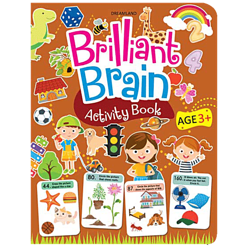 Buy Dreamland Brilliant Brain Activity Book - Children Interactive ...