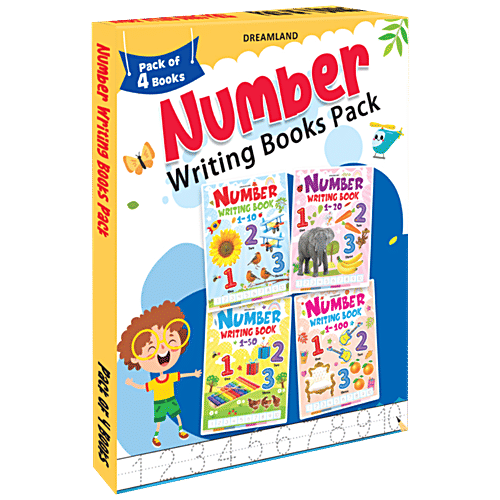 Buy Dreamland Number Writing Book - Children Early Learning, Age 3 ...