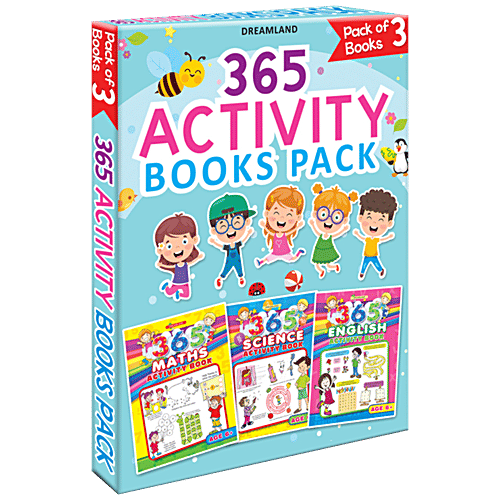 Buy Dreamland 365 Activity Books - Children Interactive, Maths, Science ...