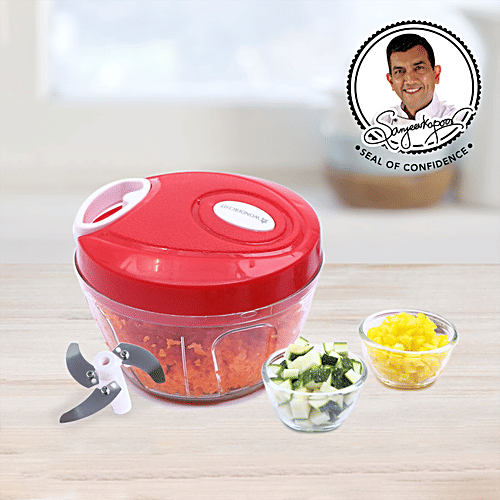Buy Wonderchef Platinum String Chopper - With 3 Sharp Stainless-Steel ...