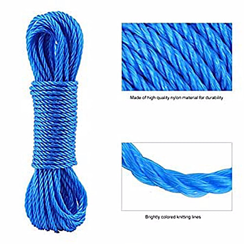 Buy CS Clothing Rope/Rassi For Hanging Clothes - 15 m, Assorted Online ...