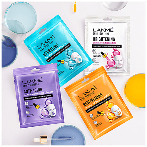Buy Lakme Skin Solutions Brightening Sheet Mask With Niacinamide Online ...