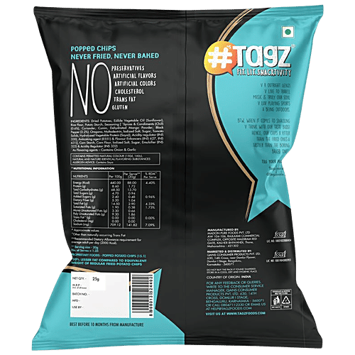 Buy tagz Masala Trekkin' Popped Potato Chips Online at Best Price of Rs ...