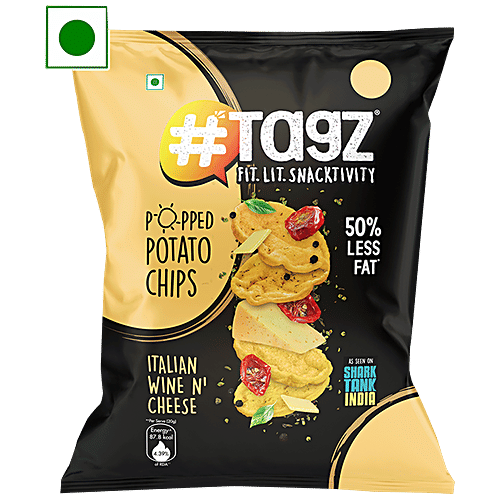 Buy tagz Italian Wine N' Cheese Popped Potato Chips Online at Best ...