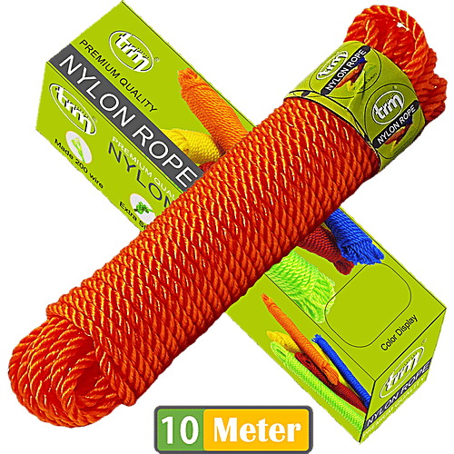 Buy Trm Nylon Rope - 10 m, Orange, Premium Quality Online at Best Price ...