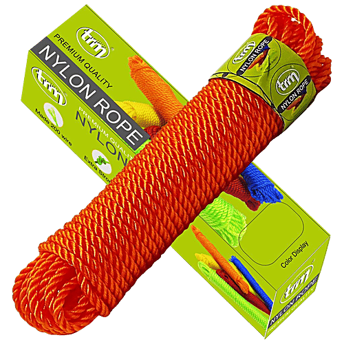 Buy Trm Nylon Rope - 15 m, Orange, Premium Quality Online at Best Price ...