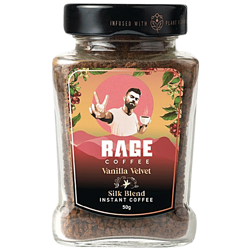 Buy Rage Coffee Vanilla Velvet Silk Blend Instant Coffee Online at Best ...