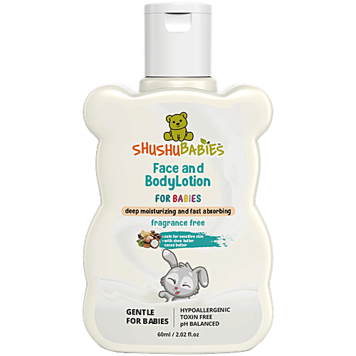 Buy ShuShu Babies Fragrance Free Face & Body Lotion For Babies Online ...