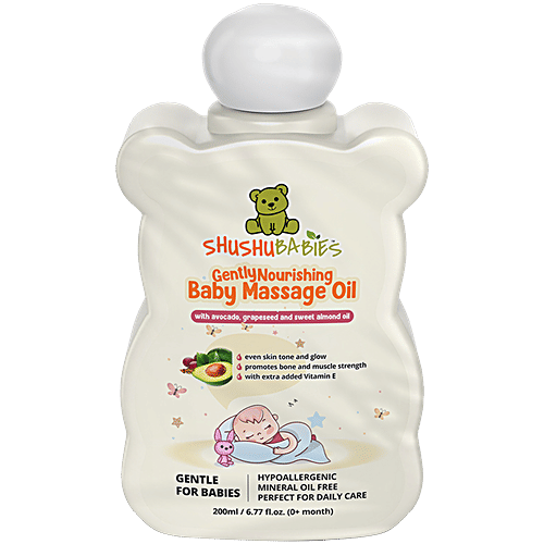 Buy ShuShu Babies Gently Nourishing Baby Massage Oil Online at Best ...