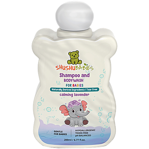Buy ShuShu Babies Calming Lavender Shampoo & Body Wash For Babies ...