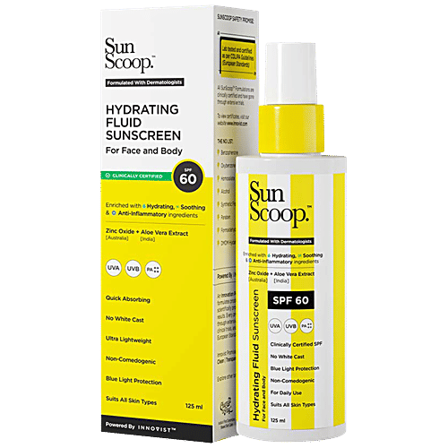 Buy SunScoop Hydrating Fluid Sunscreen Spray - SPF 60 PA+++, UVA, UVB ...