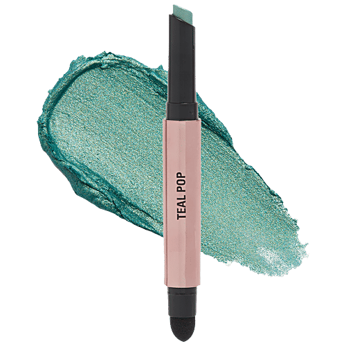 Buy Makeup Revolution Lustre Wand Shadow Stick - Teal Pop Online at Best Price of Rs 416.50 ...
