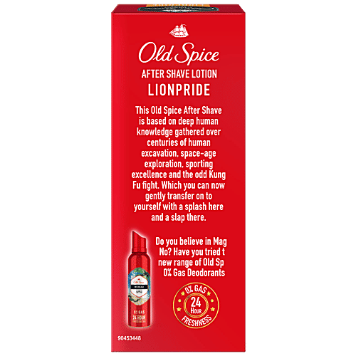 Buy Old Spice Lionpride Aftershave Lotion Online at Best Price of Rs ...