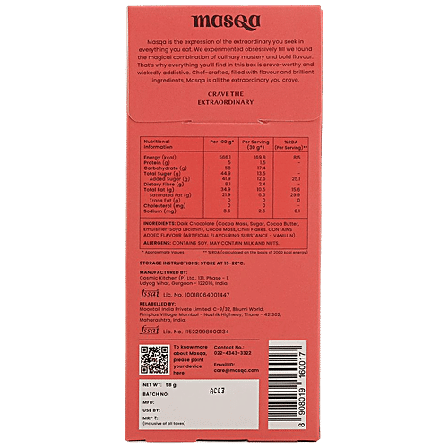Buy Masqa Fiery Smooth Chocolate - Chilli Online at Best Price of Rs ...