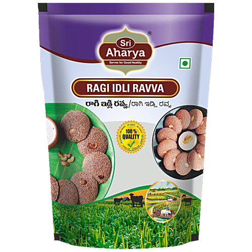 Buy Sri Aharya Ragi Idli Ravva Online at Best Price of Rs 75 - bigbasket