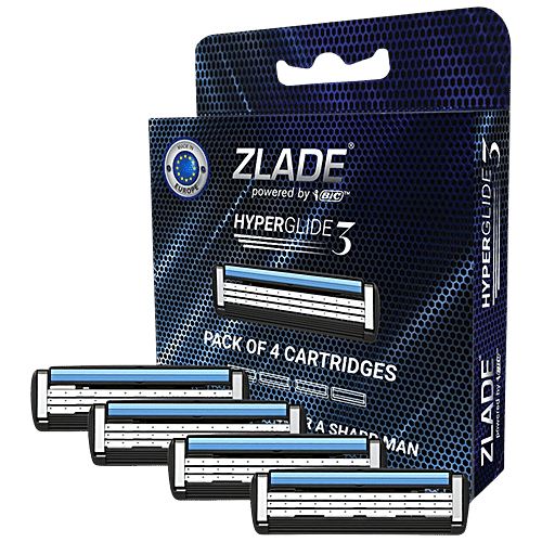 Buy Zlade HyperGlide3 Advanced Shaving Razor Cartridges For Men Online ...