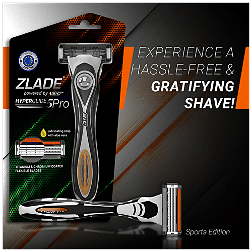 Buy Zlade HyperGlide5 Pro Shaving Razor For Men - Sports Edition Online ...